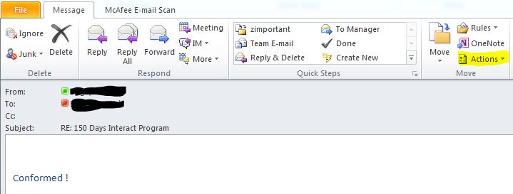 Recall the message in Microsoft Outlook | SmartTechWays – Innovative ...