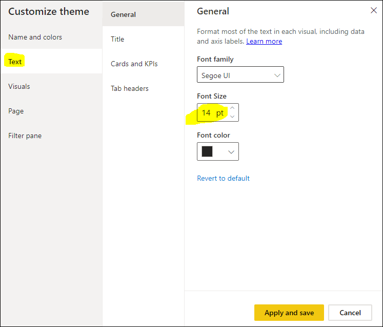 Change all page font sizes in one go in Power BI | SmartTechWays ...