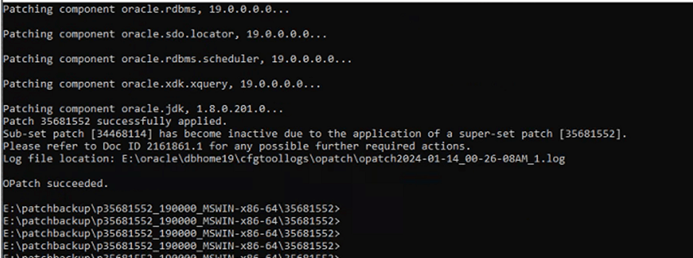 Steps for patching in standalone database Oracle 19c in Windows platform | SmartTechWays ...