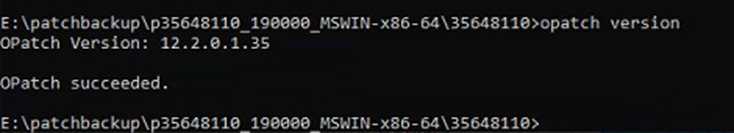 Steps for patching in standalone database Oracle 19c in Windows ...