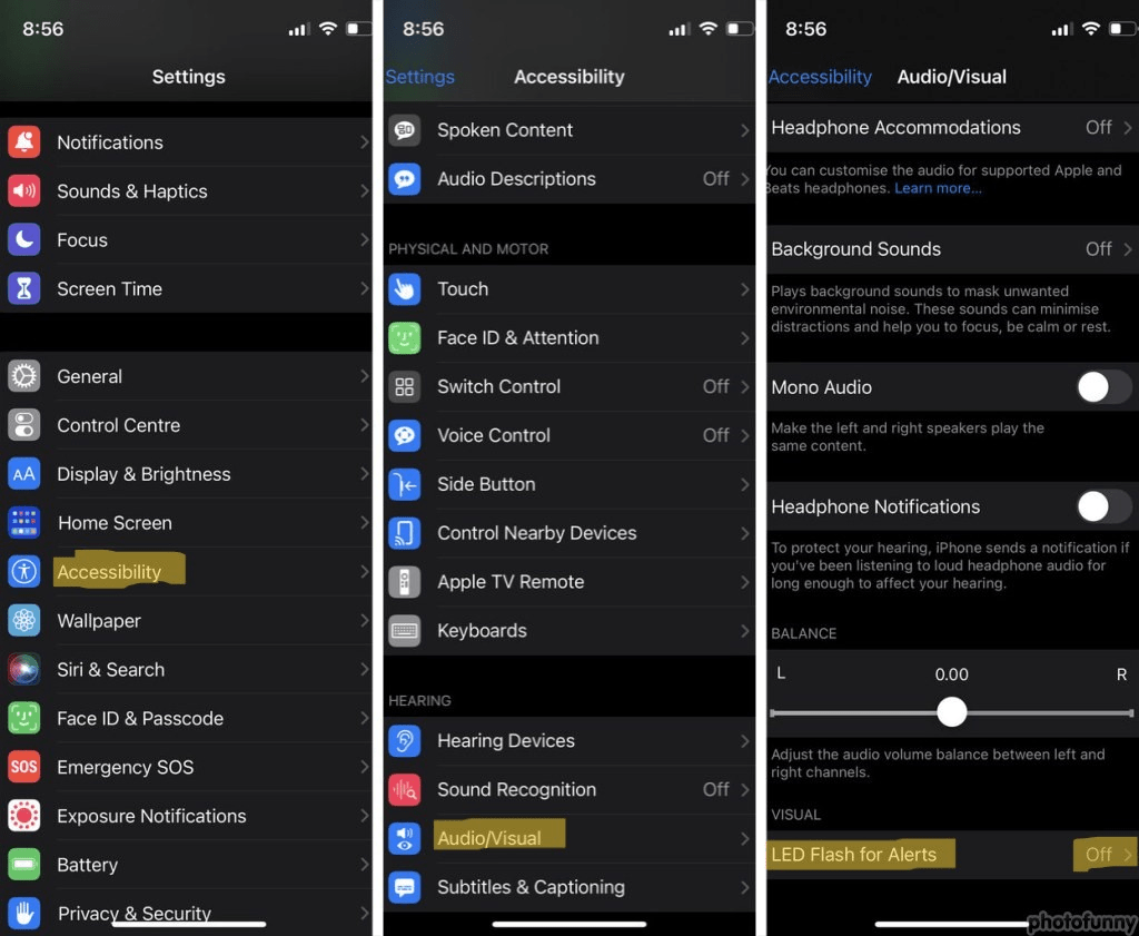 Enable LED flash blink as a Notification in iPhone Apple ...